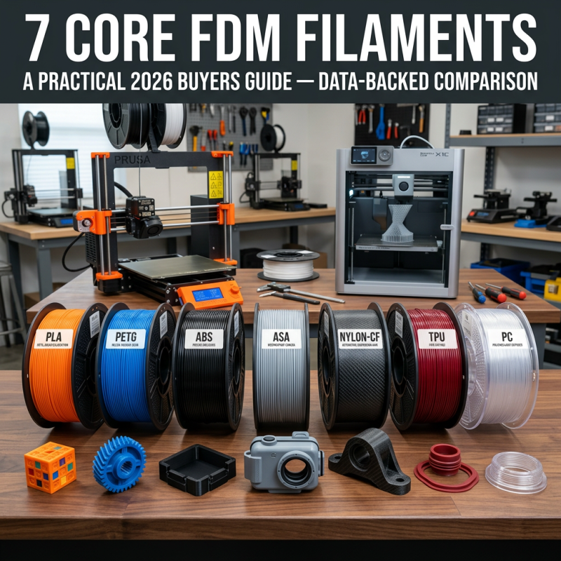 2026 Buyer's Guide to 7 Core FDM Filament Materials | SigmaFilament